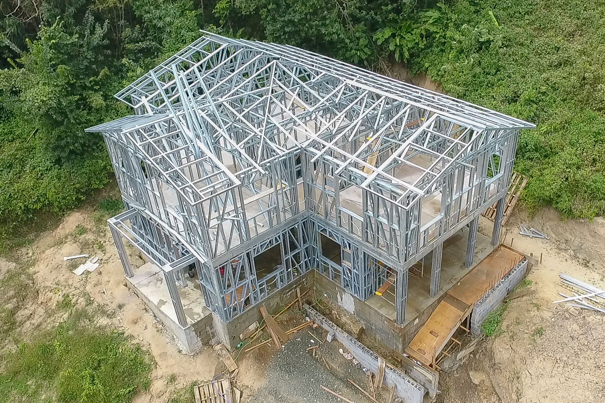 Steel Frame House Construction | Demerara Realty Guyana