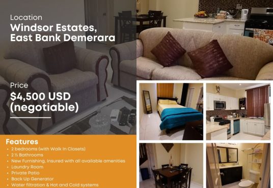 Windsor Estates 2 bedroom Property - Demerara Realty